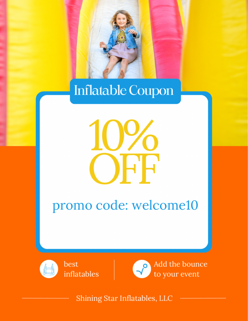 Coupon Form - Shining Star Inflatables, LLC Lawton IA